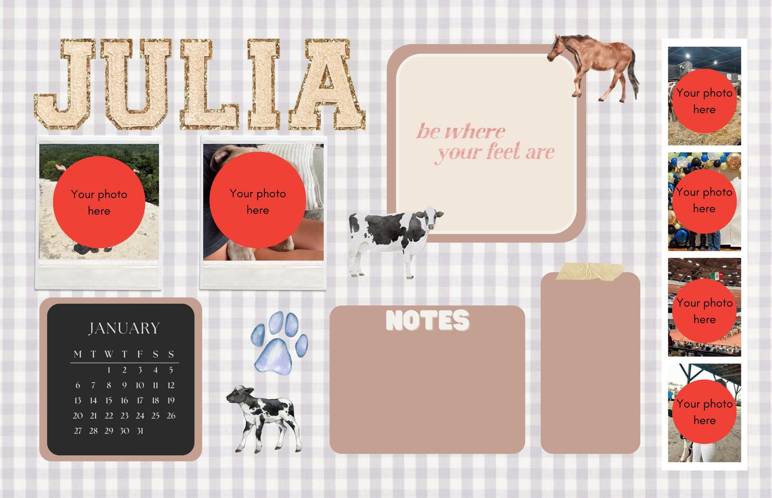 Custom Preppy Digital Wallpaper (sorority, College, Preppy) - Etsy