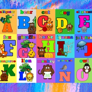 Animal Alphabet Classroom Printables Printable Colouring Pages Coloring ...