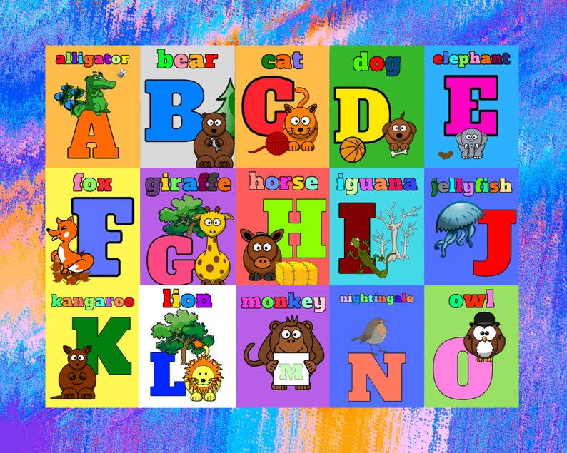 Animal Alphabet Classroom Printables Printable Colouring Pages Coloring ...
