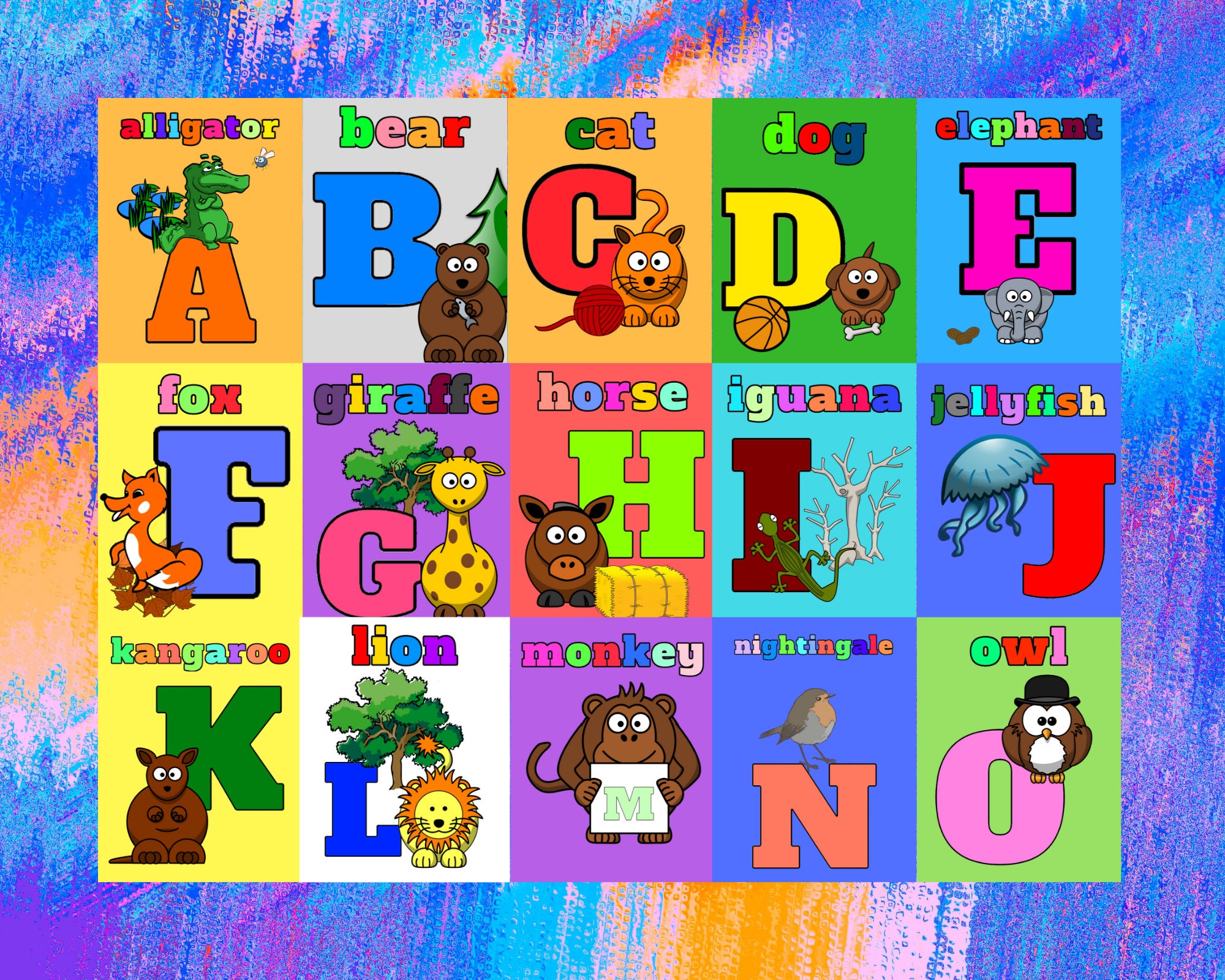 Animal Alphabet Classroom Printables Printable Colouring Pages Coloring ...