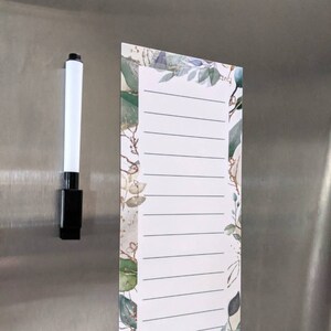 Magnetic Dry Erase Notepad Whiteboard for Fridge, Notepad for ...