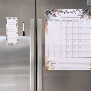 Magnetic Dry Erase Notepad Whiteboard for Fridge, Notepad for ...