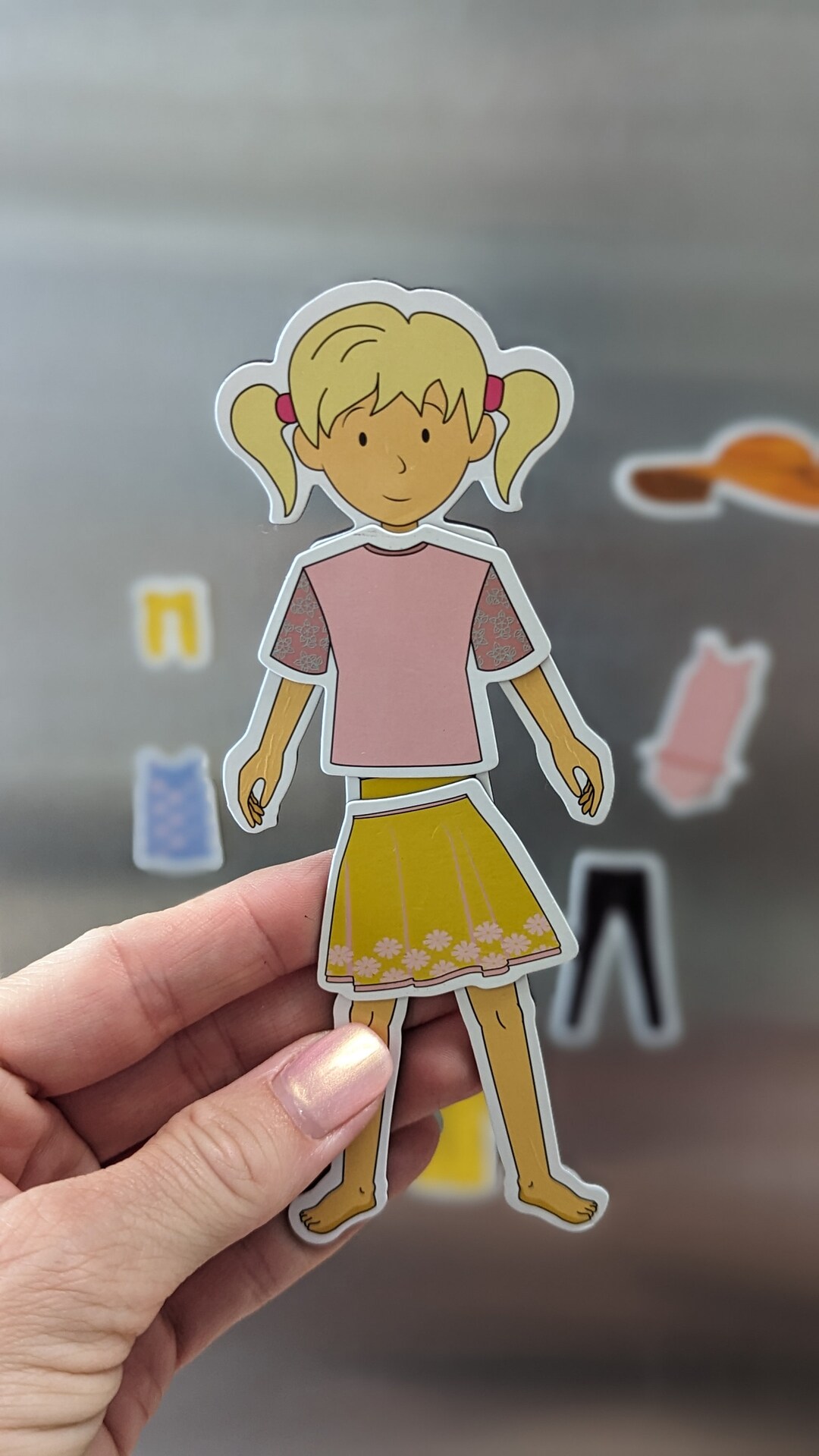 Magnetic Paper Dolls | Dress-up Activity Set - Etsy