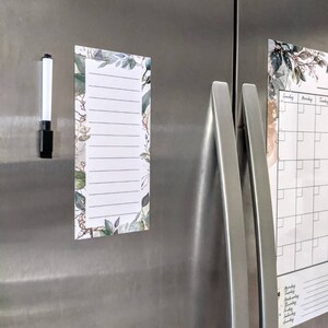 Magnetic Dry Erase Notepad Whiteboard for Fridge, Notepad for ...