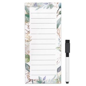 Magnetic Dry Erase Notepad Whiteboard for Fridge, Notepad for ...