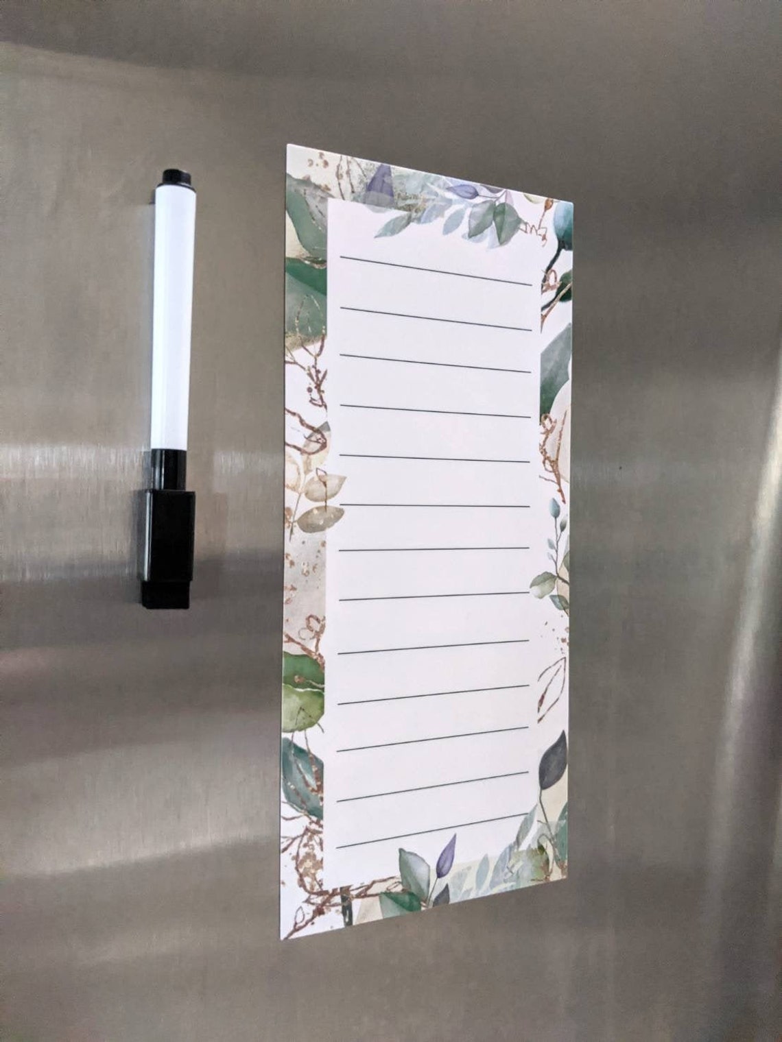 Magnetic Dry Erase Notepad Whiteboard for Fridge Notepad for - Etsy