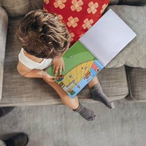 Sticker Activity Book for Kids, Create A Scene Sticker Book for Kids - Etsy