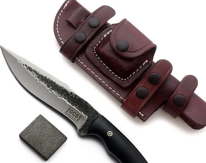 GCS Custom Handmade D2 Steel Hunting Knife G10 Handle With Right Hand ...