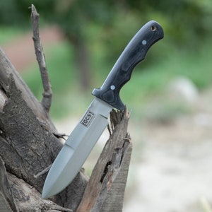 GCS Custom Handmade Tactical Knife Hunting Knife With Black - Etsy