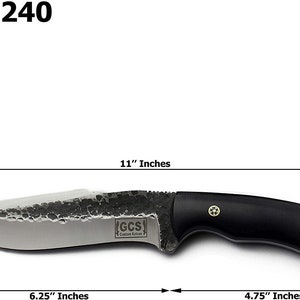 GCS Custom Handmade D2 Steel Hunting Knife G10 Handle With Right Hand ...