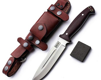 GCS Handmade Bone Handle D2 Tool Steel Tactical Knife Hunting - Etsy