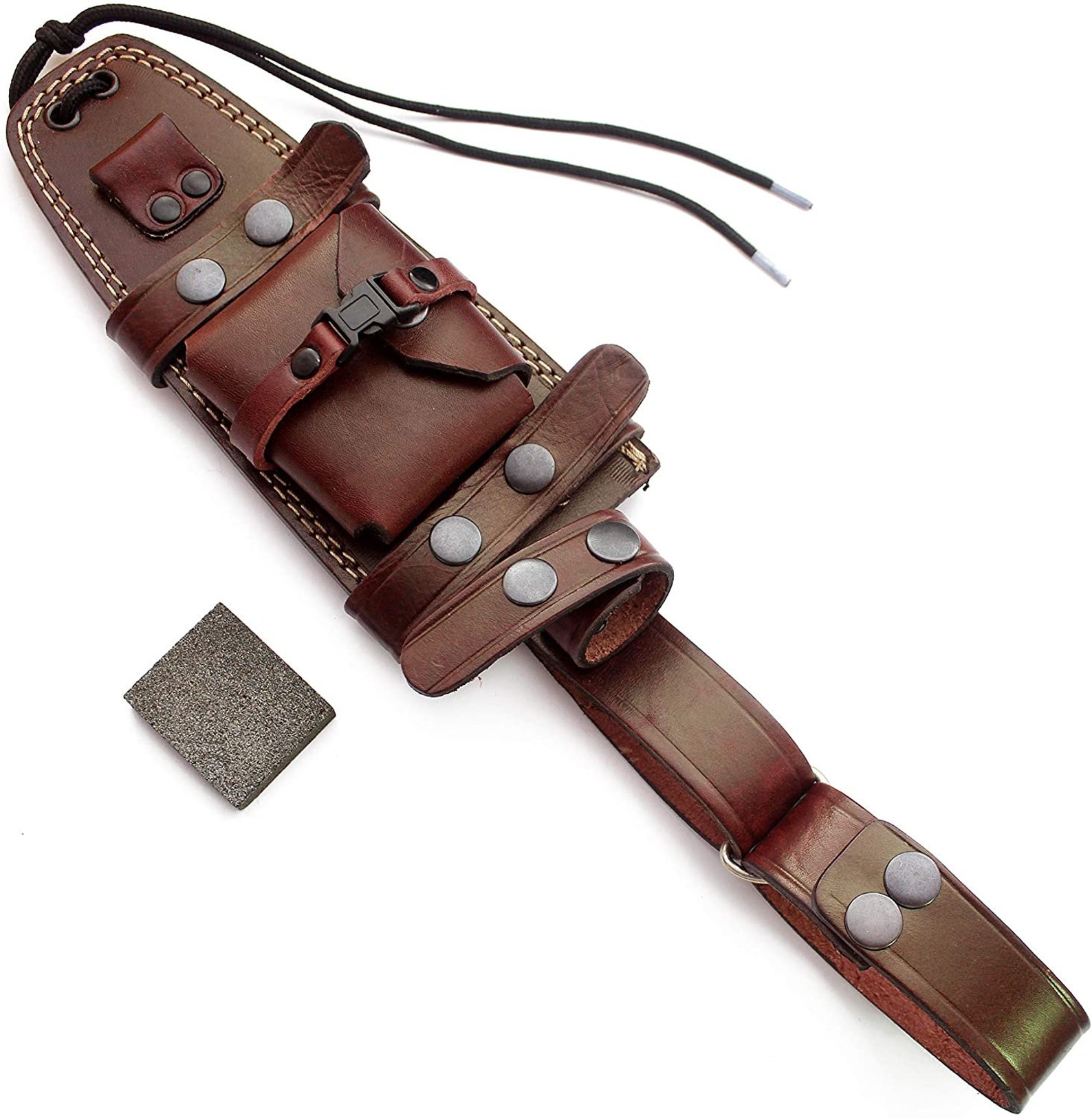 GCS Custom Handcrafted Sheath for Hunting Knife Fixed Blade Knives Dual ...