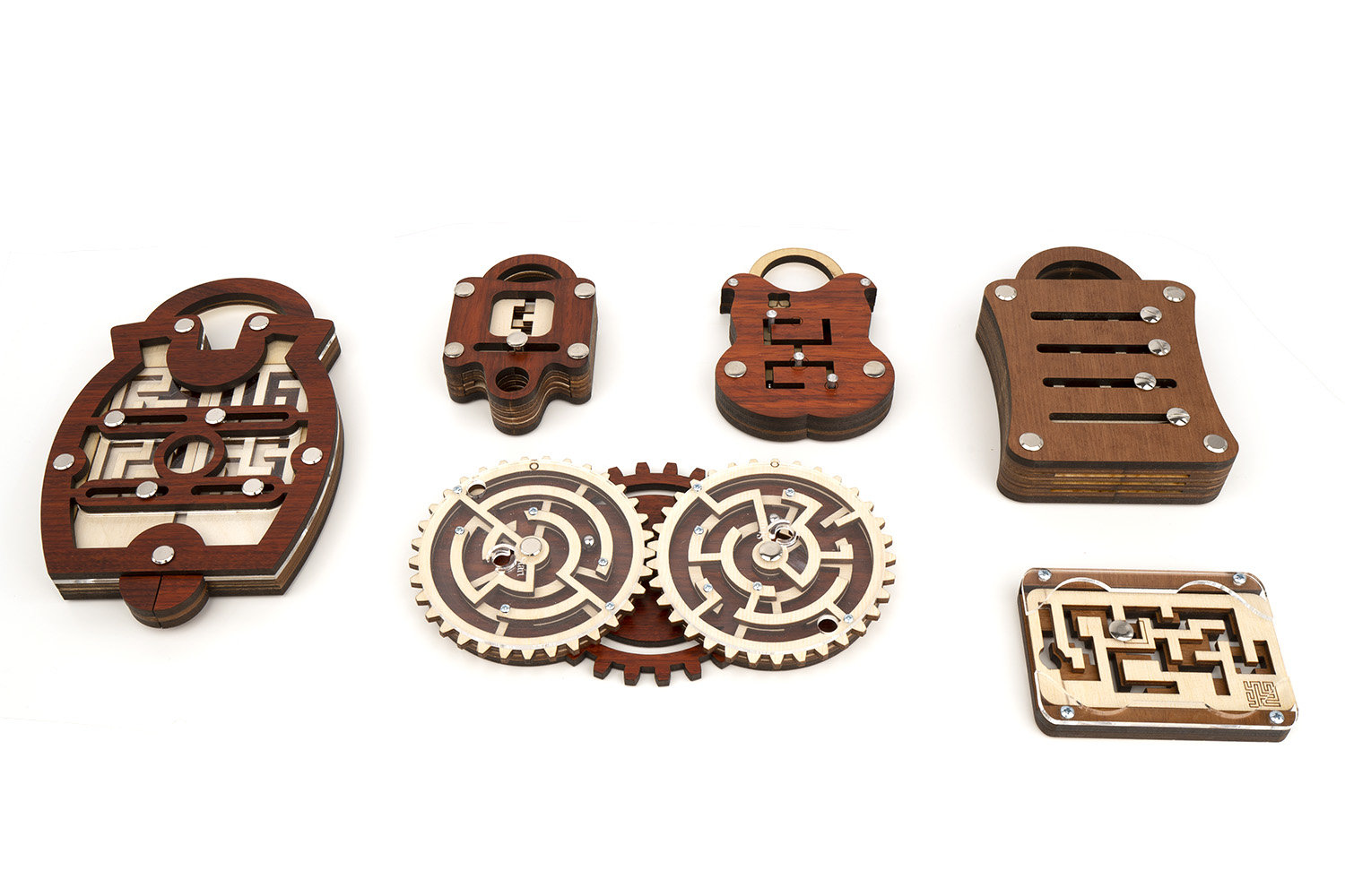 6 Escape Room Puzzle Gift Box Brain Mazes & Locks With | Etsy