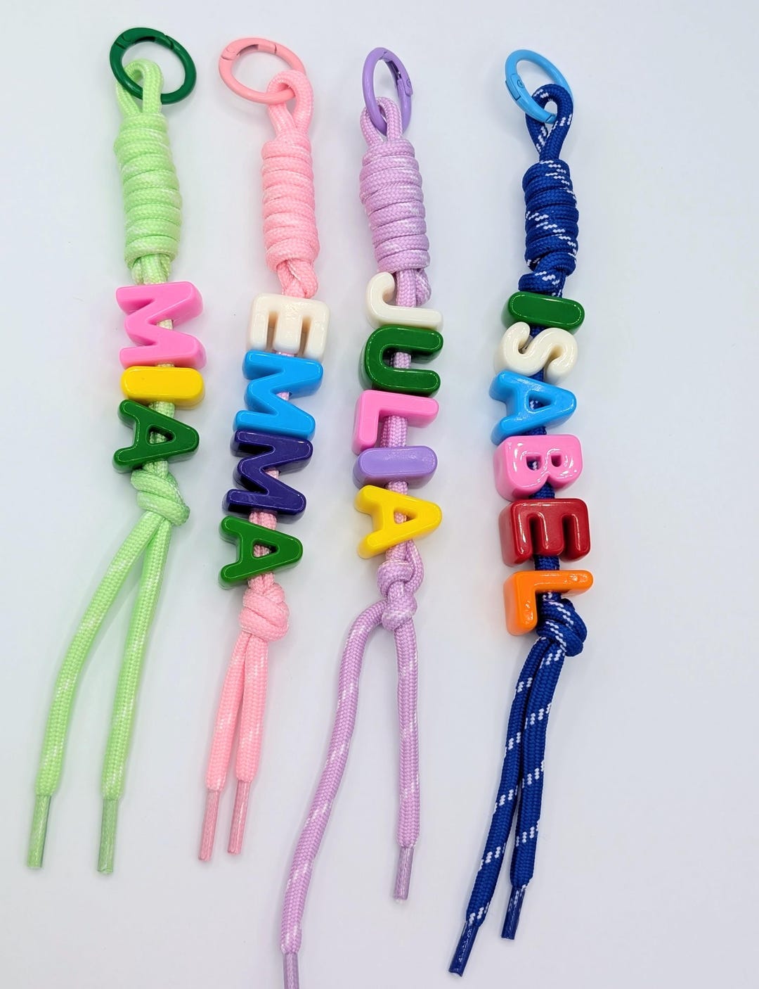 Personalized Name Keychain -bag Charm, Backpack Tag, Goodie Bag Favor ...