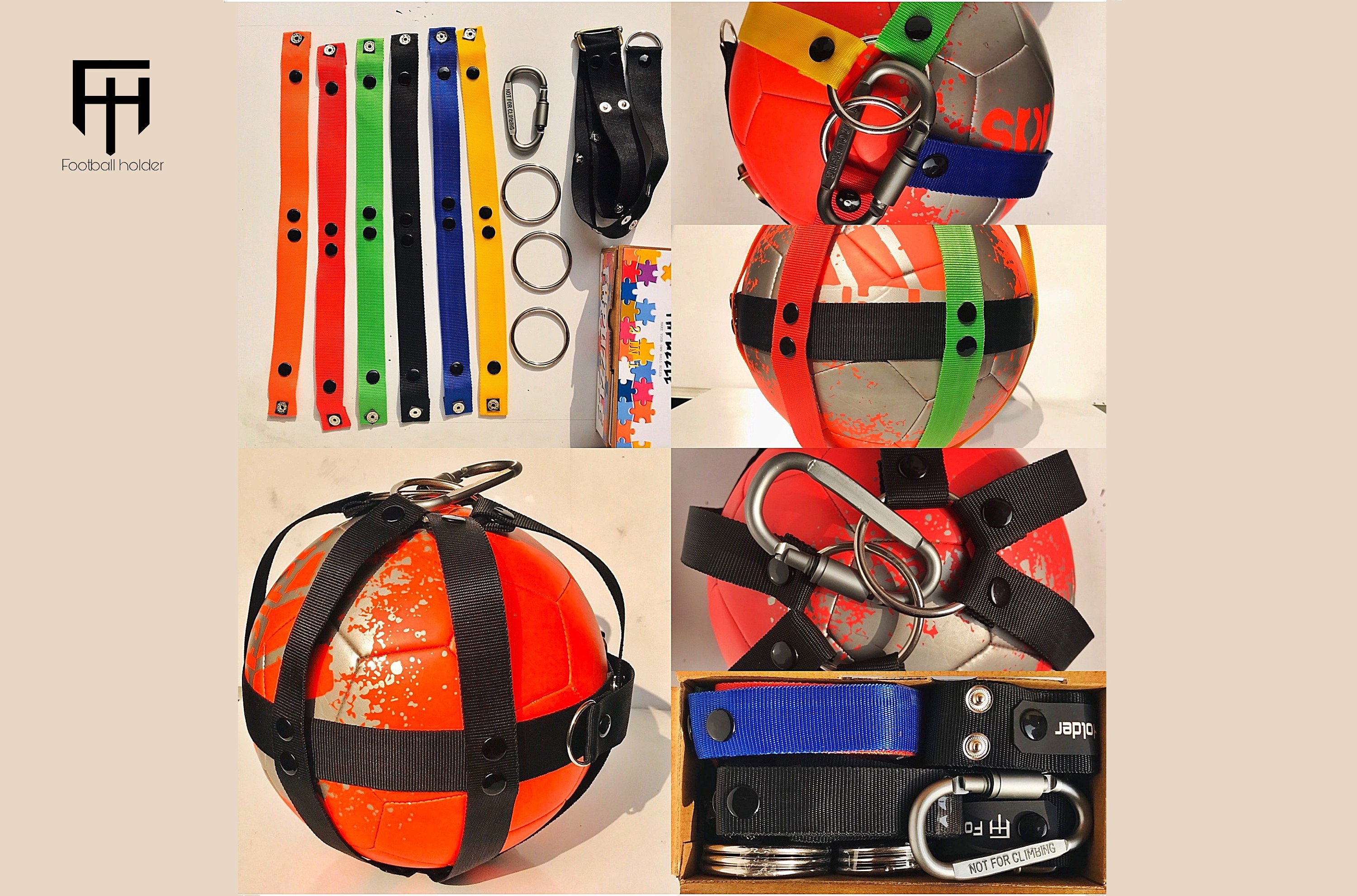 Football Holder Soccer Ball Harness Ball Holder Sports | Etsy