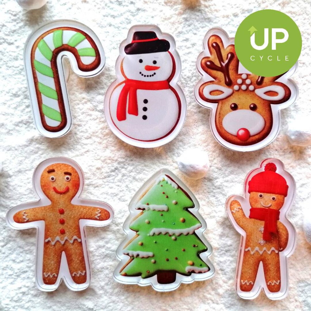 Cute Christmas Pins With Magnetic Clasp - SET of 6 Adorable Pins ...