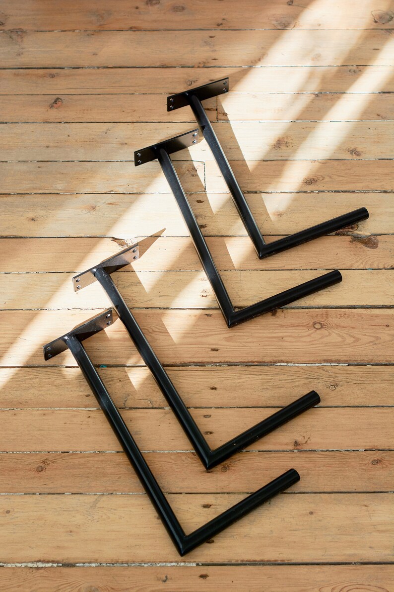 SET of 4 Coffee Table Legs Metal Desk Legs for Round Table Top - Etsy