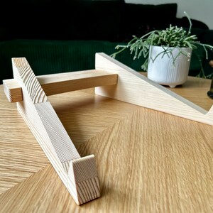 Wood Laptop Stand Wooden Computer Stand Computer Holder - Etsy