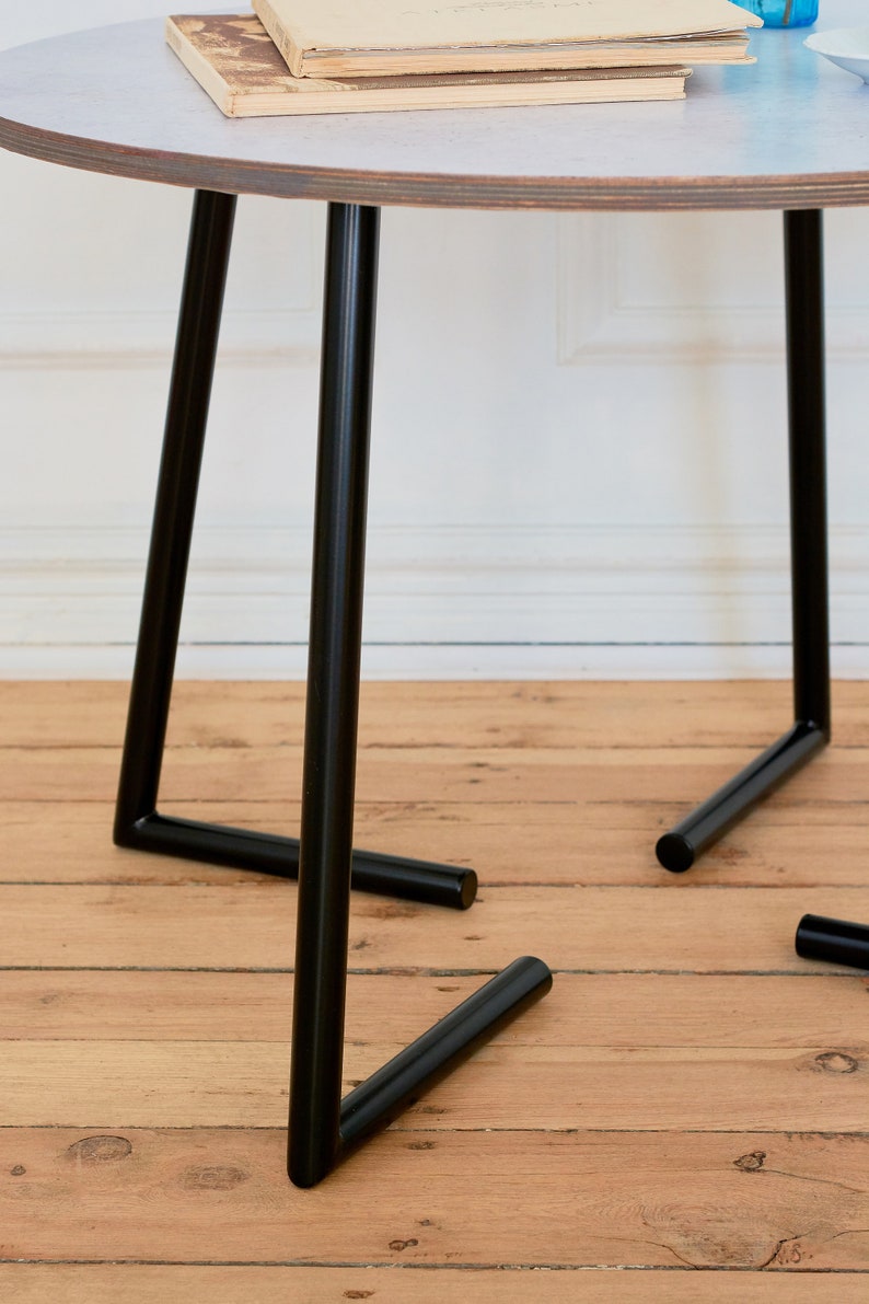SET of 4 Coffee Table Legs Metal Desk Legs for Round Table Top - Etsy