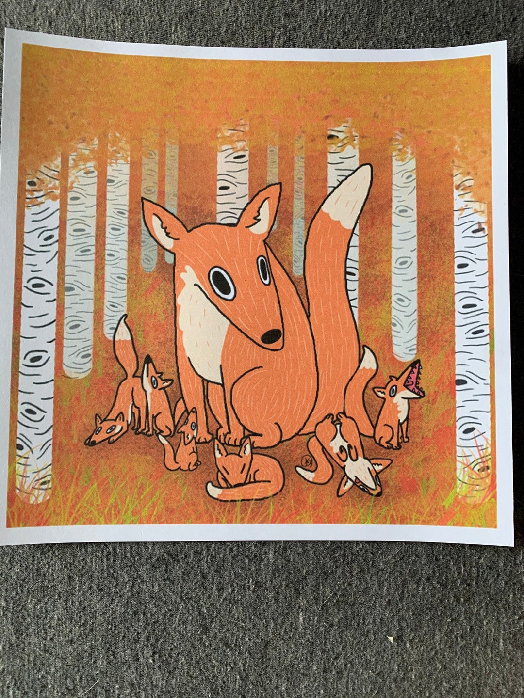 The Fox Children Print - Etsy
