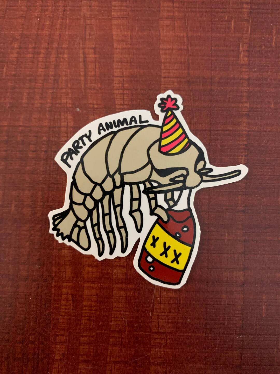 Isopod Party Vinyl Sticker - Etsy