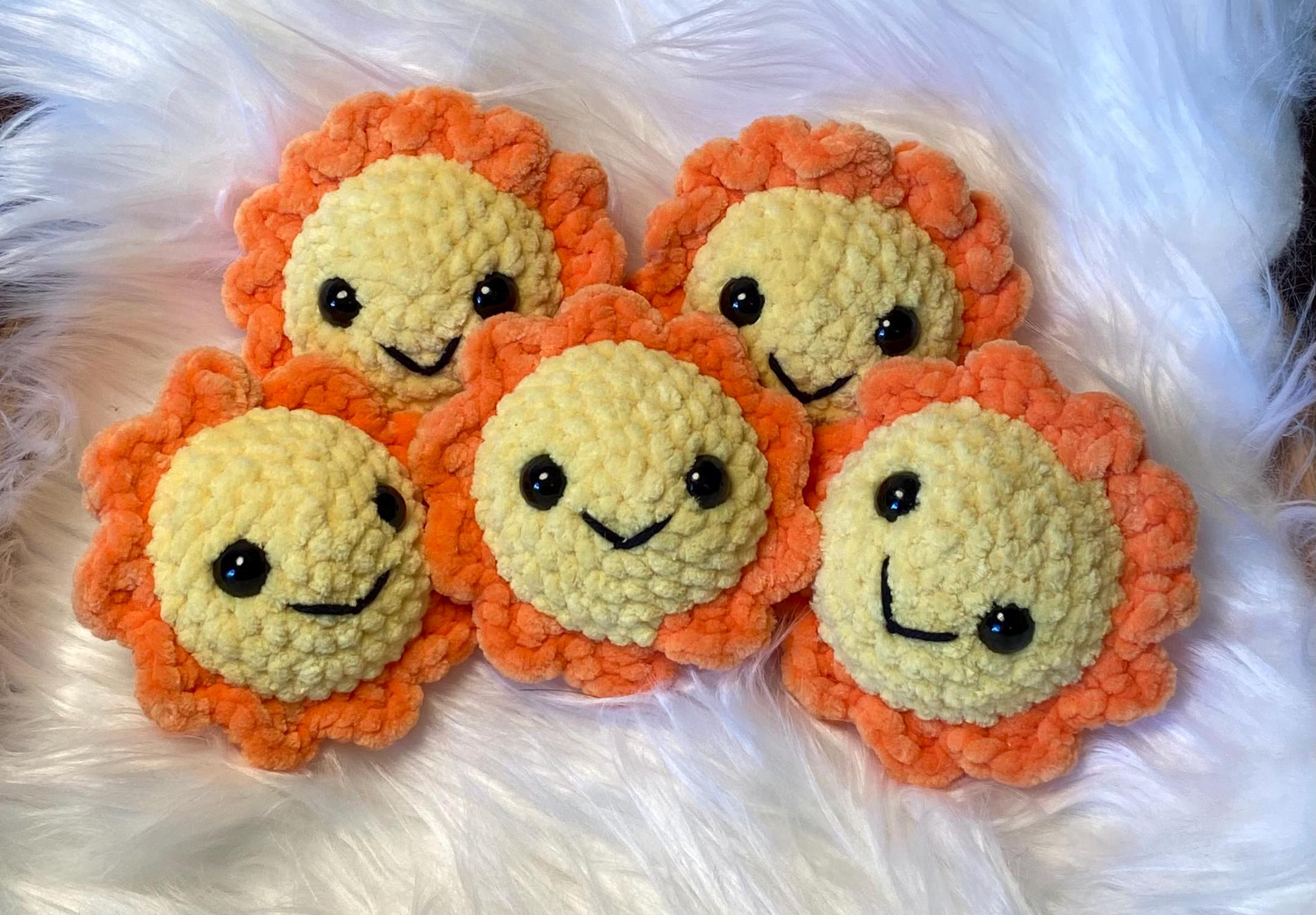 Pocket Sunshine Plushie, Little Ray of Sunshine Stress Ball, Handmade ...