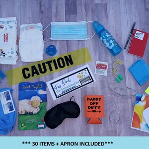 Daddy Diaper Duty Tool Belt New Dad Gift Baby Shower Dad Survival Kit ...