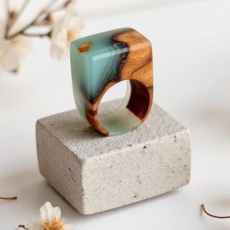 Wood Epoxy Jewelry - Etsy