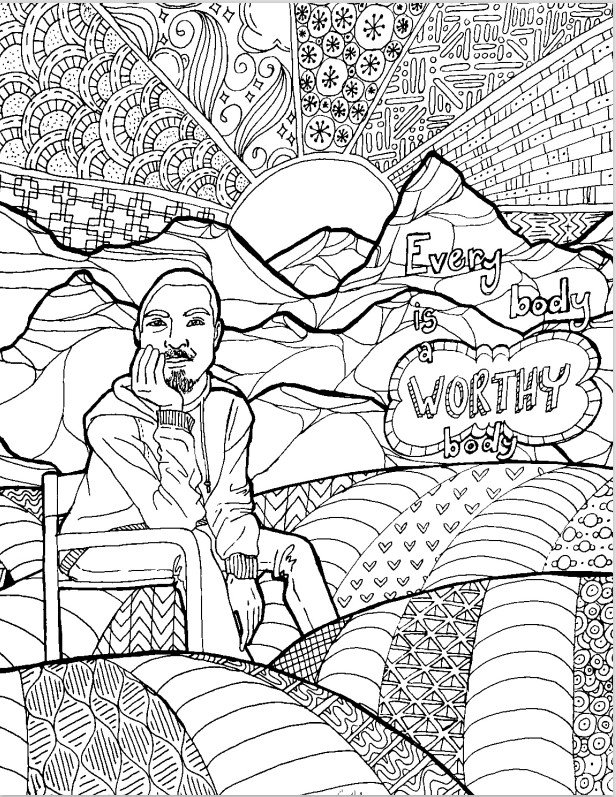 Body Positive Coloring Pages - Etsy