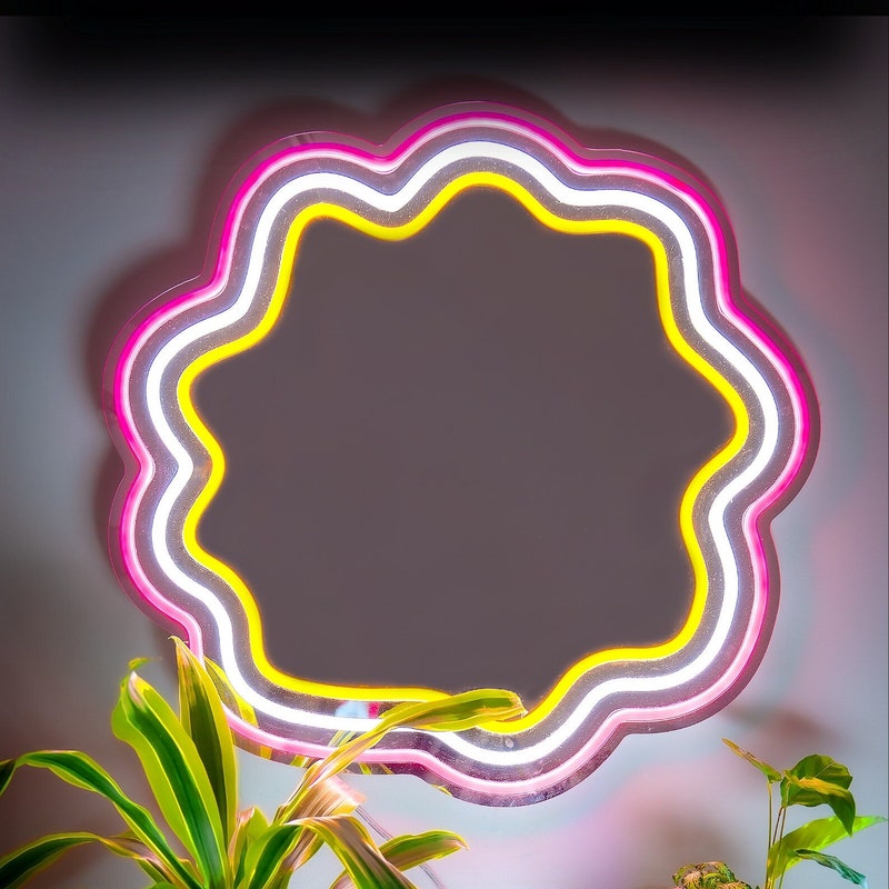 Neon Mirror - Etsy
