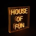 Ultimate LED Neon House of Fun Light Box – Add a Touch of Fun & Funky ...