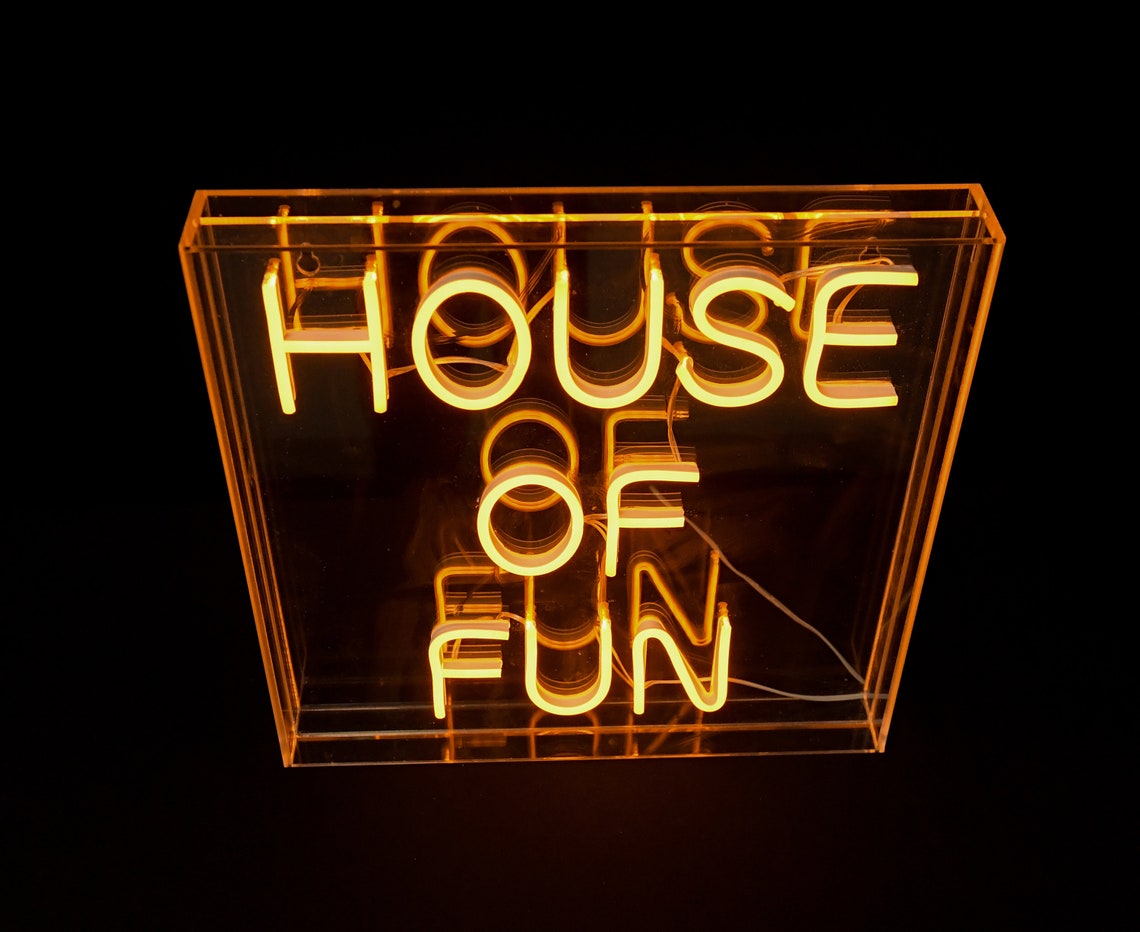 Ultimate LED Neon House of Fun Light Box – Add a Touch of Fun & Funky ...