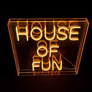 Ultimate LED Neon House of Fun Light Box – Add a Touch of Fun & Funky ...