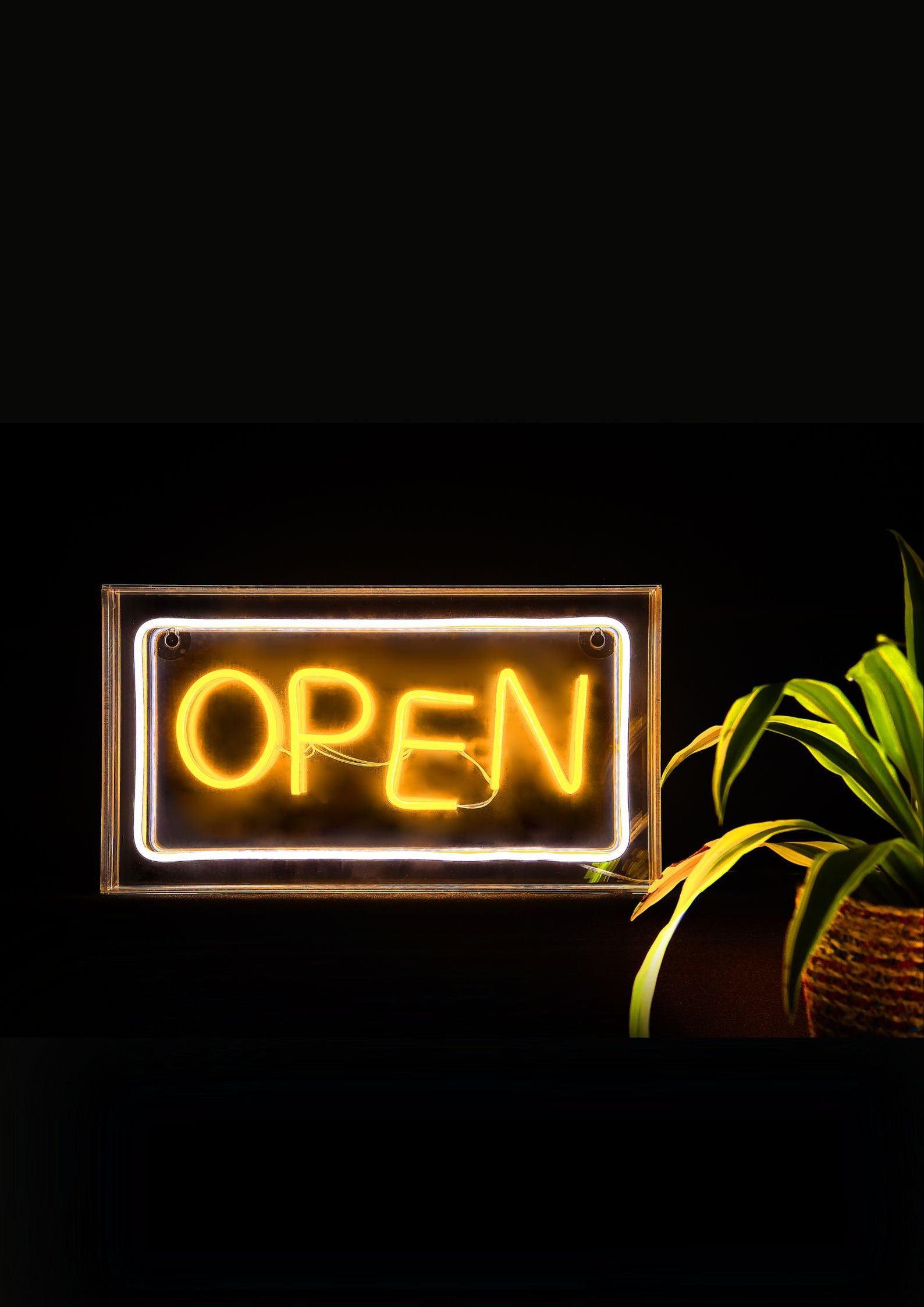 LED Neon Acrylic Lightbox Open - Etsy