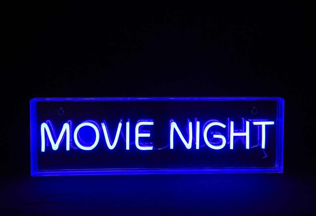 Ultimate LED Neon Movie Night Light Box – Add a Touch of Fun & Funky to ...
