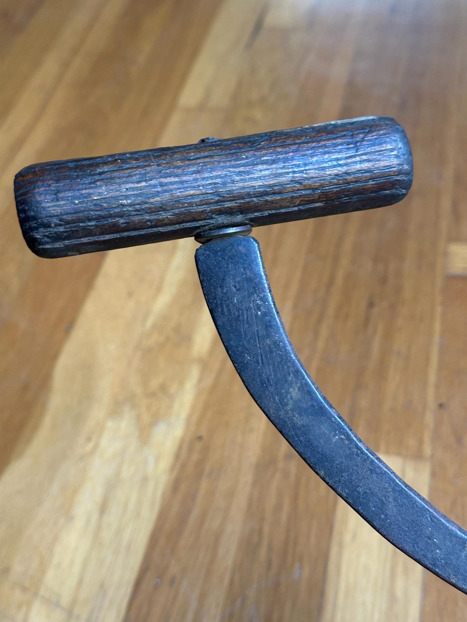 Antique Ice Block Hook With Wooden Handle – Early 1900s Meat or Ice ...