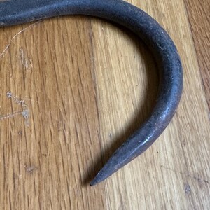 Antique Ice Block Hook With Wooden Handle – Early 1900s Meat or Ice ...
