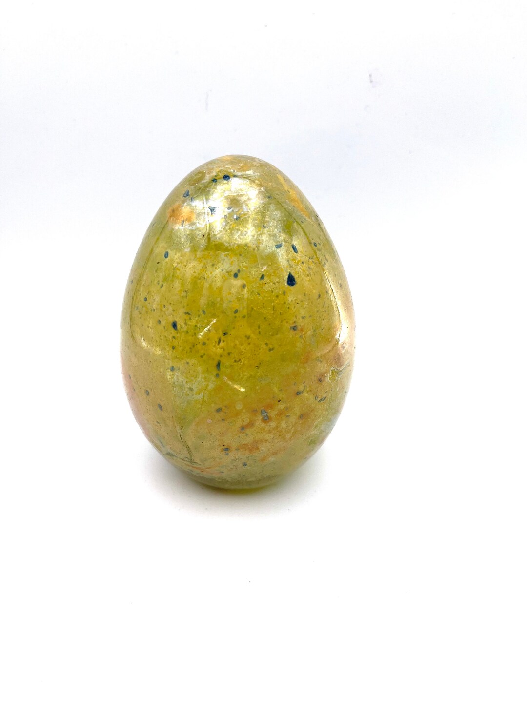 Huge Layered Color Glass Easter Egg, Easter Egg, Glass Egg Decoration ...