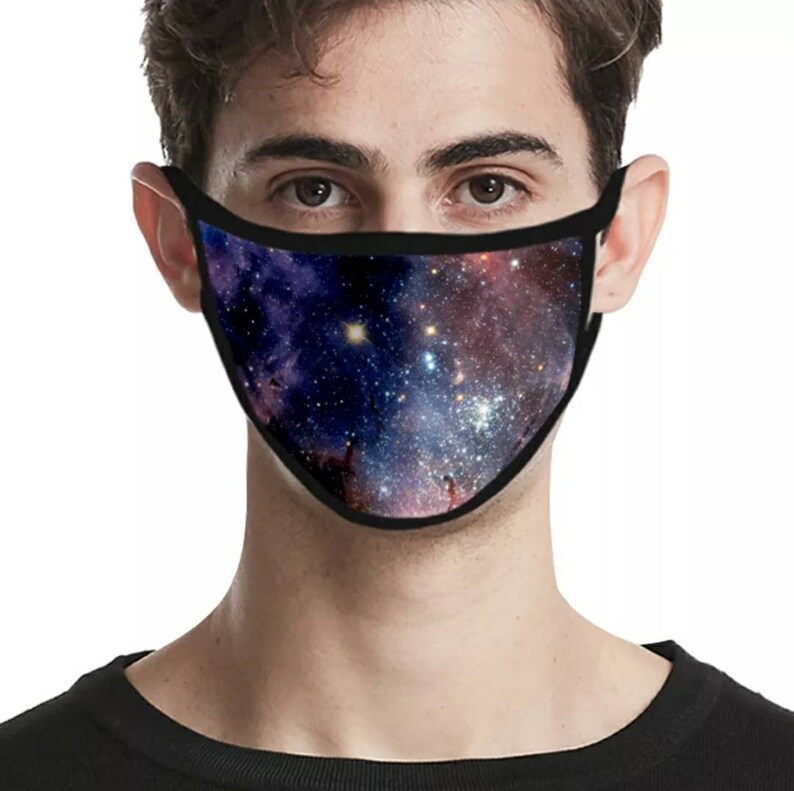 Star Face Mask Reusable Adult space astronomy constellation | Etsy