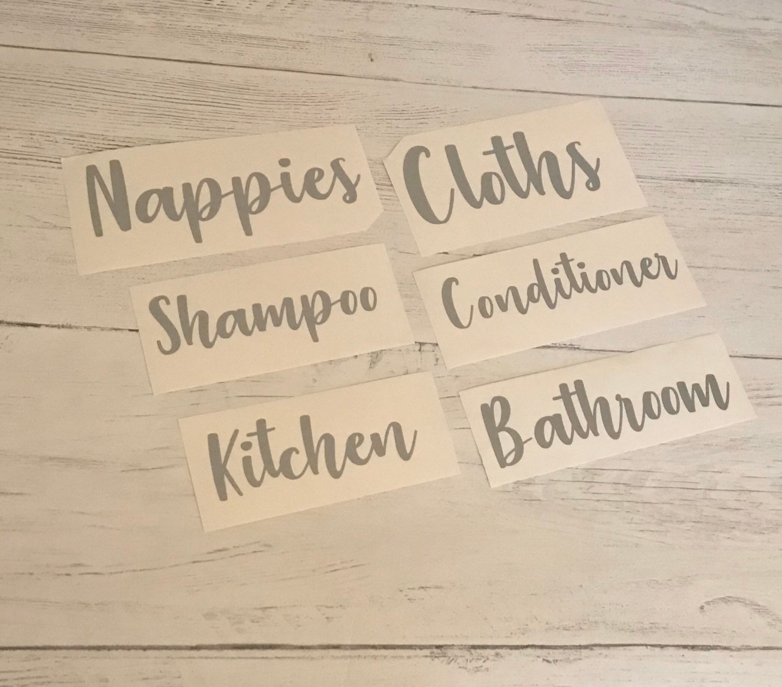 Cleaning Decals Cleaning Vinyl Sticker Organising Decals | Etsy