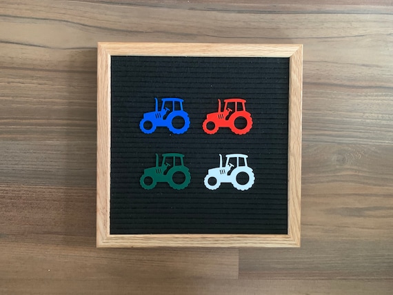 Tractor Icon for Felt Letter Board Tractor Letterboard Shape | Etsy