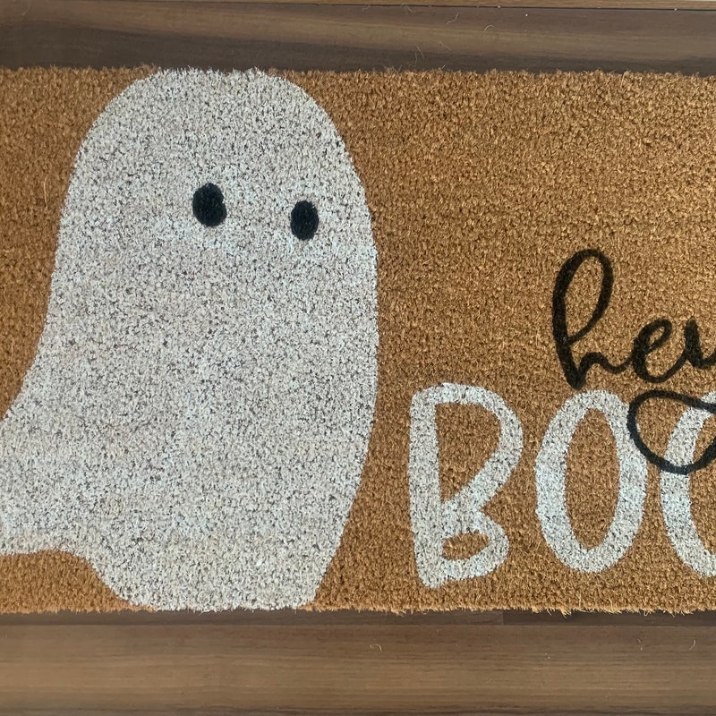 Halloween Doormat Boos - Etsy