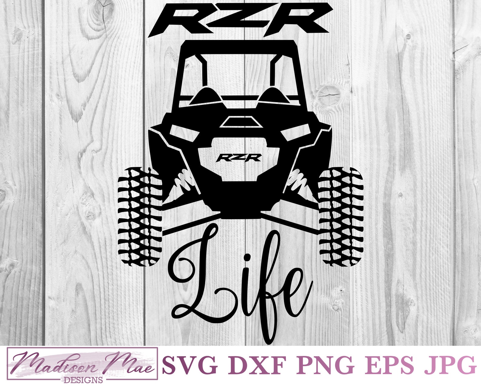 RZR Life Off-roading SVG T-shirt Design for Cricut Silhouette - Etsy