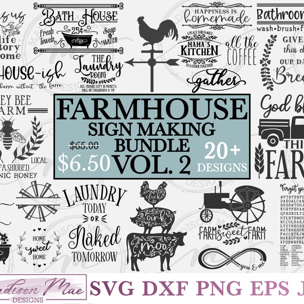 Farmhouse Svg - Etsy