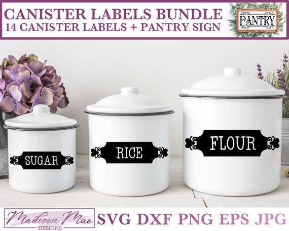Boîter Label Bundle 14 Étiquettes Bidon SVG Plus Panneau de | Etsy