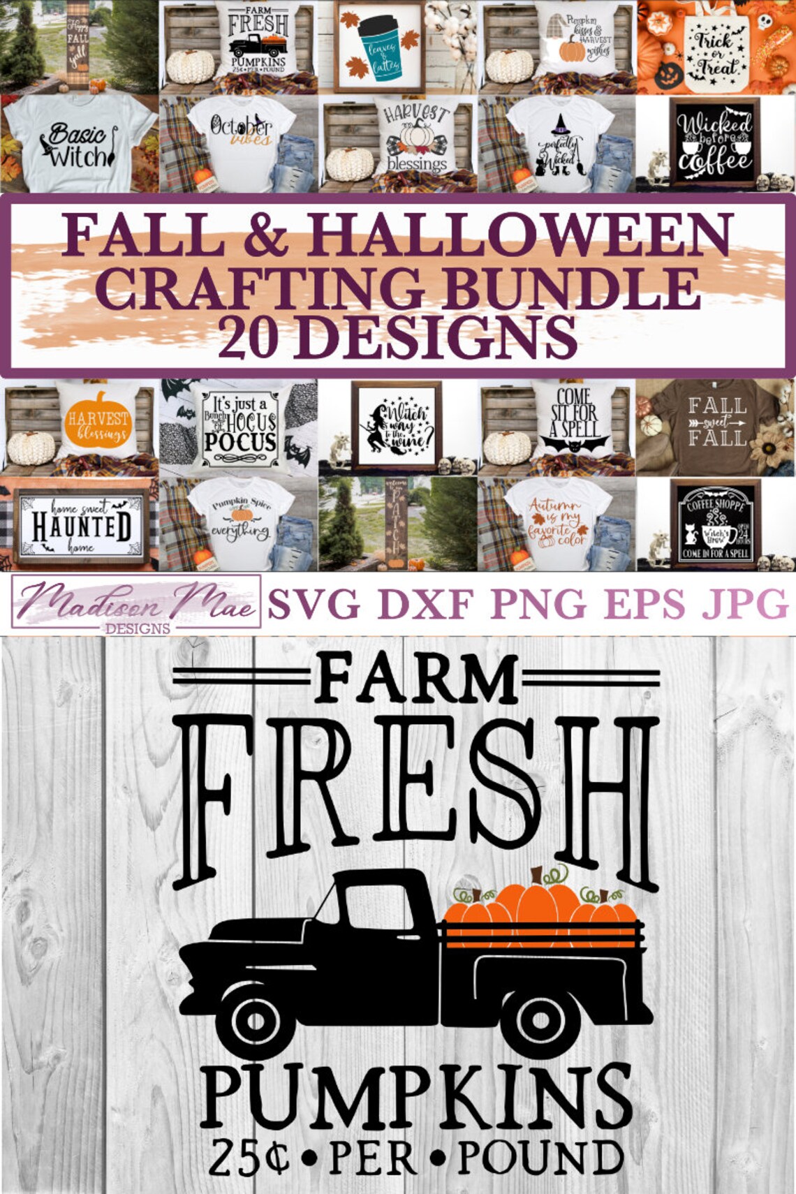 Fall & Halloween SVG Bundle Fall Svg Bundle Halloween Svg | Etsy