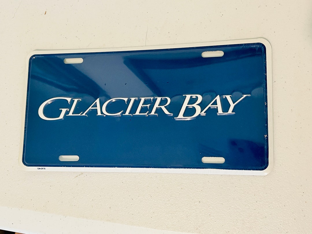 Glacier Bay Boat License Plate - Etsy