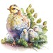 Watercolor Chickens Digital Clipart, Chicken Family Printable Wall Art ...