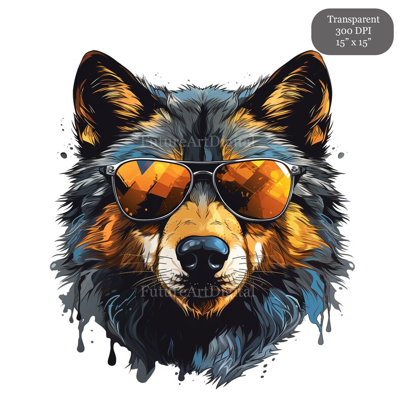 Wolf PNG Bundle, Wolf Pack File, 10 Wolf Head Clipart, Wolf Lover, Wolf ...