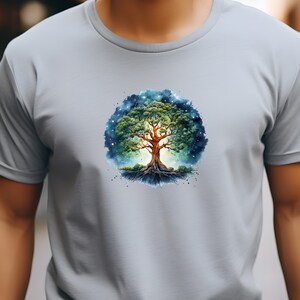 12 Watercolor Tree of Life Sublimation PNG, Colorful Tree of Life ...